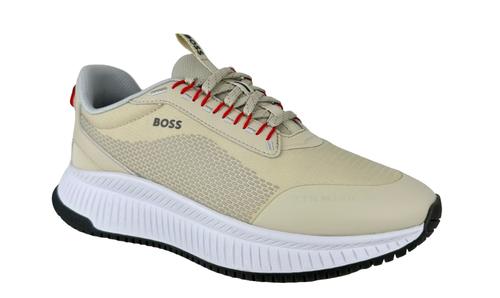 HUGO BOSS MENS BEIGE TENNIS SHOE TTNM EVO RUNN RSTH 50529544276 | eBay
