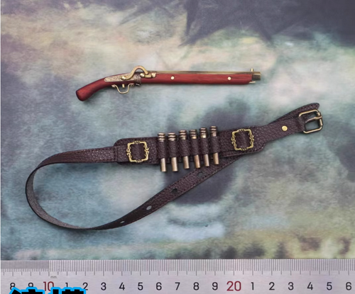 1/6 Male Soldier Accessories Gun Blaster+Ammo Belt Model for 12 ...