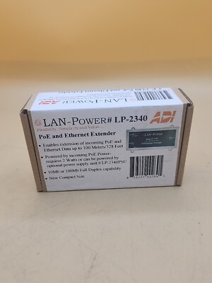 Lan Power LP-2340 Poe & Ethernet Single Port Internal Extender | eBay