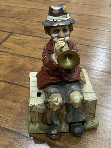 Melody In Motion Willie The Trumpeter Music Box Working Condition ...