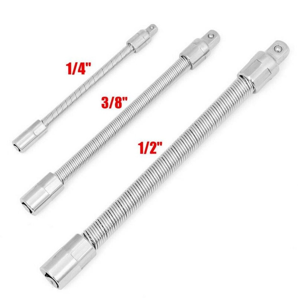 14 38 12 Flexible Socket Extension Rod Adapter for Limited Space Areas ...