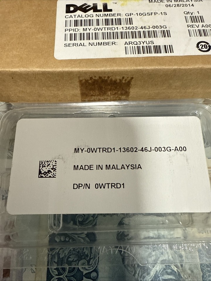 Lot of 5 New Genuine 10G Dell GP-10GSFP-1S WTRD1 | eBay