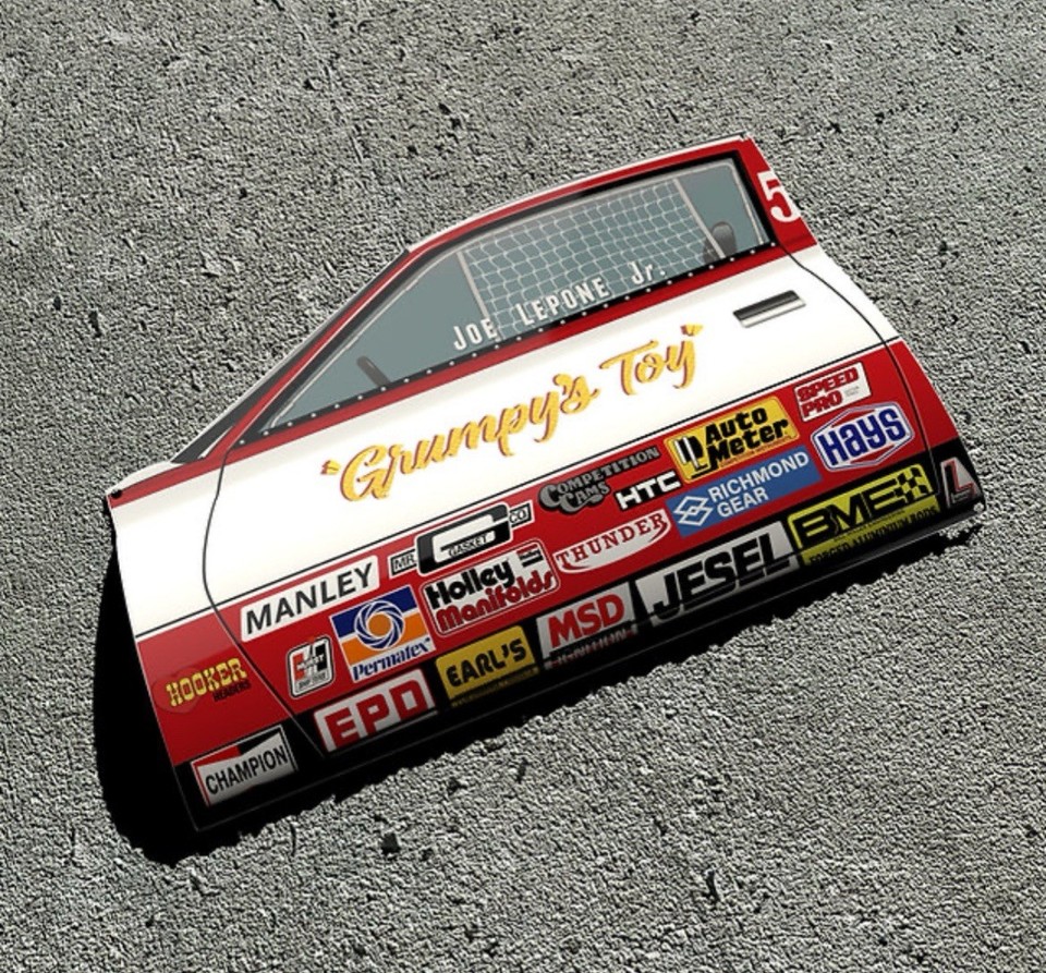 WOW!Curved Grumpy’s Toy RACE CAR DRAG RACING Door Style Sign DRAGSTER ...