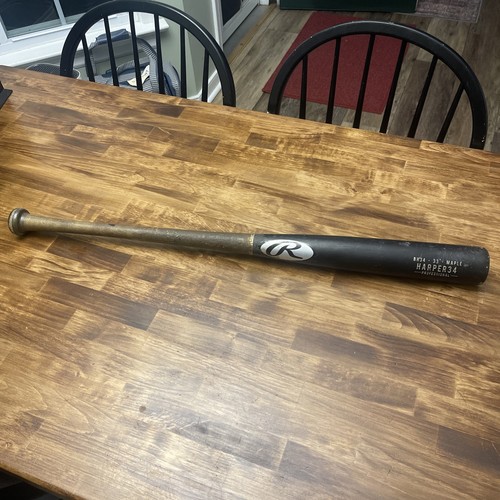 Bryce Harper Rawlings BH34 Maple Wood Baseball Bat 33” | eBay