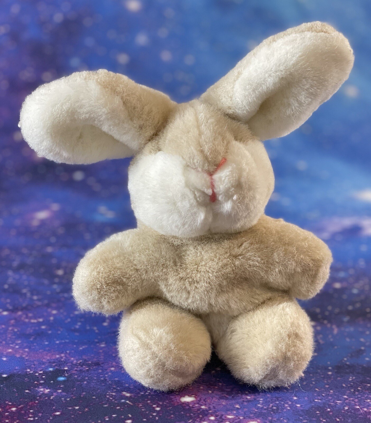 9" Vintage Gund Bunny Plush Stuffed Animal 1982 Tan And White Small ...