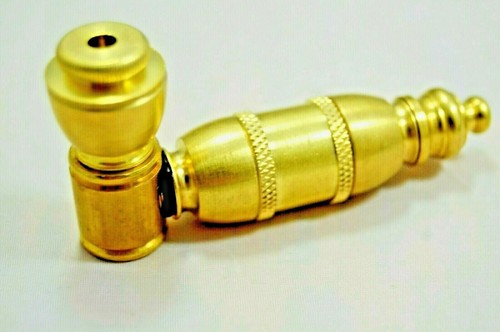 Metal Tobacco Smoking Pipe With Cooling Chamber Real USA BRASS | eBay