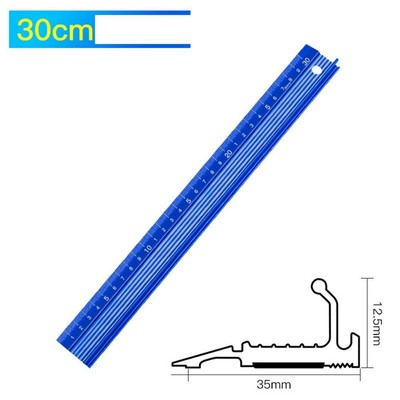 Aluminum Alloy Straight Scale Ruler Anti Slip Anti Slip Ruler Office | eBay