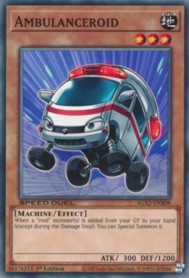 3 x Ambulanceroid - SGX2-ENB08 - Common - 1st Edition Near Mint ...