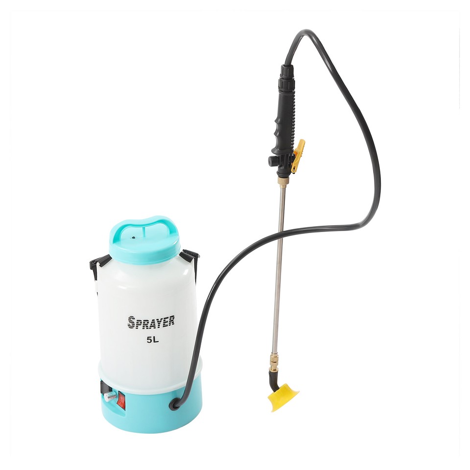 5L Garden Weed Sprayer Battery Powered Sprayer With Adjustable Sprayer ...