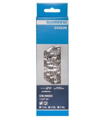 Shimano CN-HG93 9-Speed Chain 116L Deore XT Ultegra MTB/Road w/Joining ...