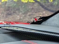 C8 Skull Decals Corvette Corner Window Accent Stickers Fits 2020-25 Z51 ...