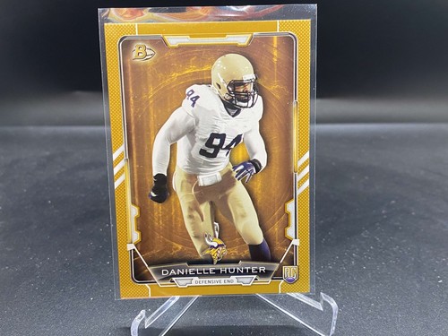 Danielle Hunter 2015 Bowman Gold #87 /399 LSU Vikings RC Rookie EX-NM ...