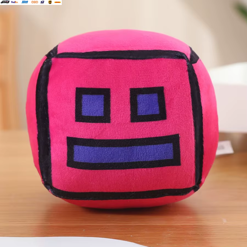 New Geometry Dash Game Plush Toy Cute Cartoon Anime Game Doll Soft ...