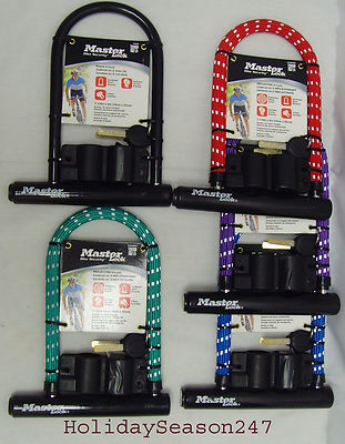 Master Lock Bicycle Bike Security Hardened Steel U-Lock With Carrier ...