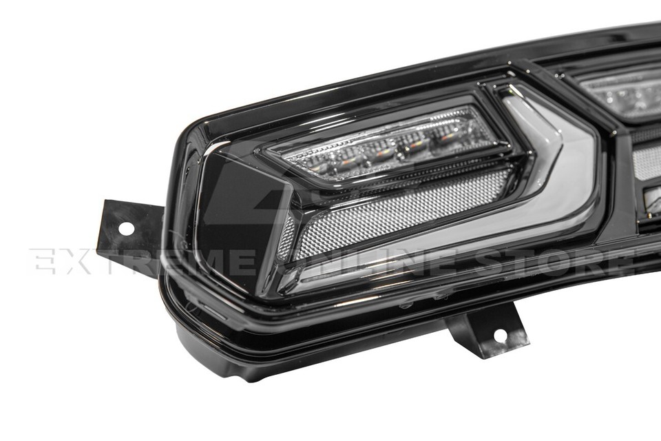 For 14-19 Corvette C7 Sequential Signal C8 Style LED CLEAR Lens Rear ...