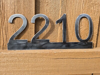 Mailbox Post Number-Street Plaque-Metal Address Plate-House Custom ...