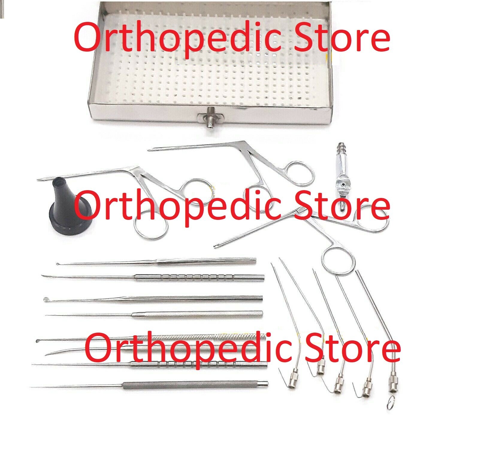 Myringotomy Instruments Set of 15 pcs For ENT Myringoplasty Surgical ...