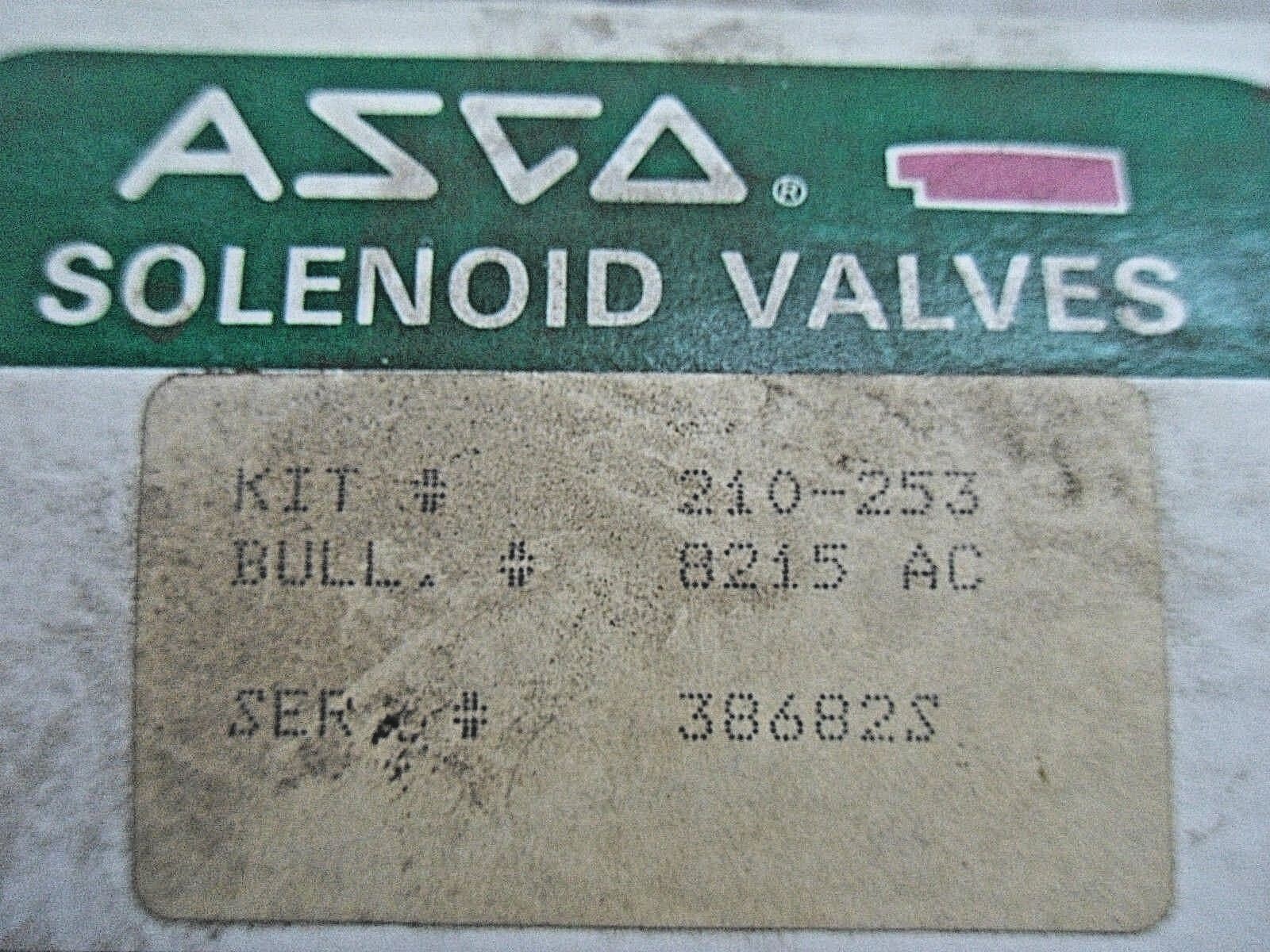 ASCO 210-253 Rebuild Kit for sale online | eBay