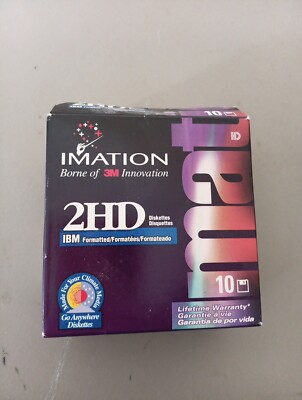 Imation 2HD 3.5 " Disks IBM, 1.44MB, 8 discs, New, Open Box | eBay