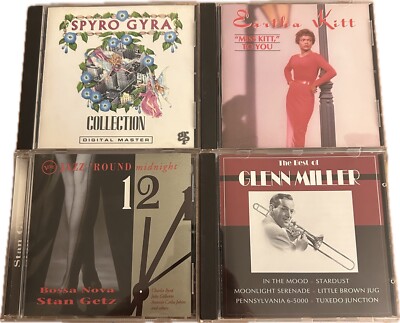 Jazz CD Collection Lot Spyro Gyra/Eartha Kitt/Bossa Nova/Stan Getz ...