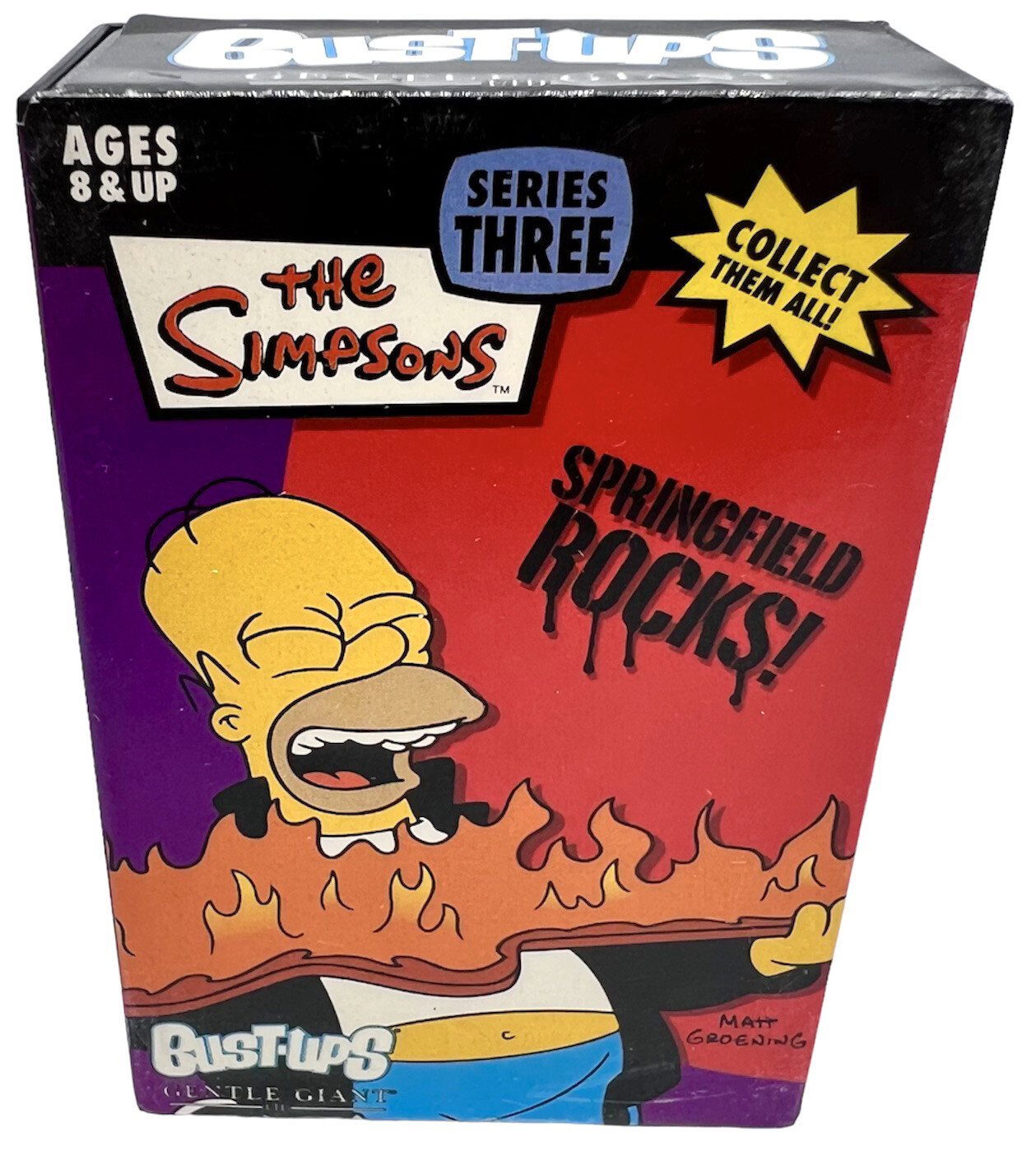 The Simpsons Gentle Giant Homer Simpson Bust-Ups Figure Series 3 Sealed ...