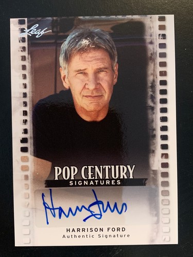 2011 Leaf Pop Century Signatures #BA-HF1 Harrison Ford Auto Autograph ...