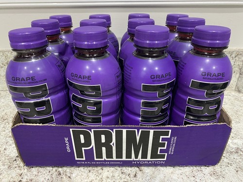 Prime Hydration Drink Grape Discontinued Flavor Damaged Case | eBay