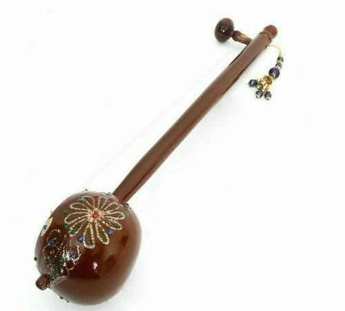 Indian Handmade Music Instrument Iktara 20"Inch Designer Tumbi With ...