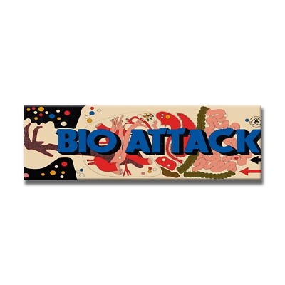 Bio Attack Premium Arcade Marquee Insert Reproduction Header Backlit ...
