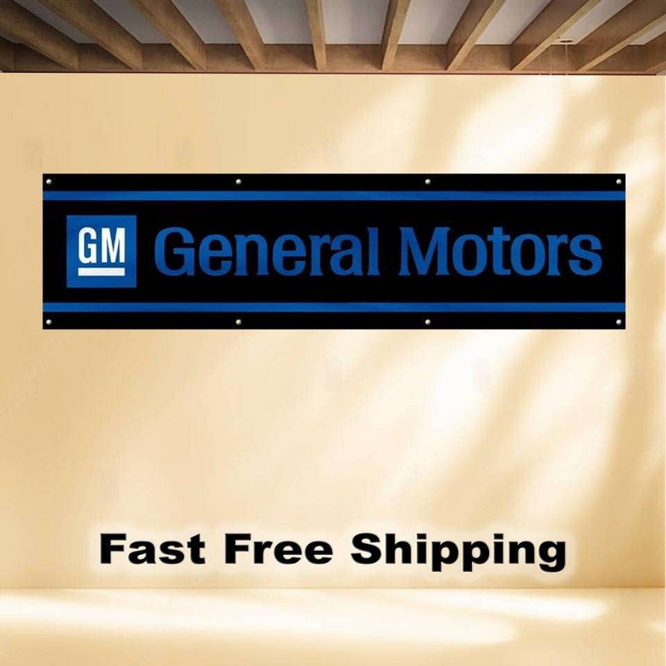 GM 2'X8' BANNER FLAG General Motors | eBay