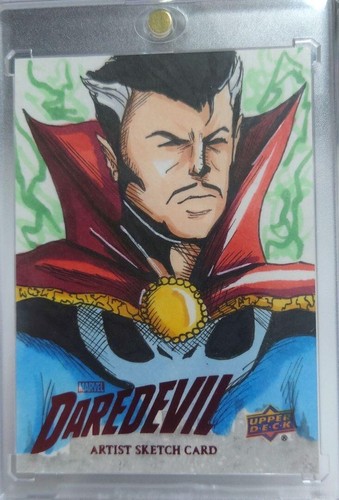 Upper Deck Marvel Daredevil Sketch Card Artist Autograph Alex Webb | eBay