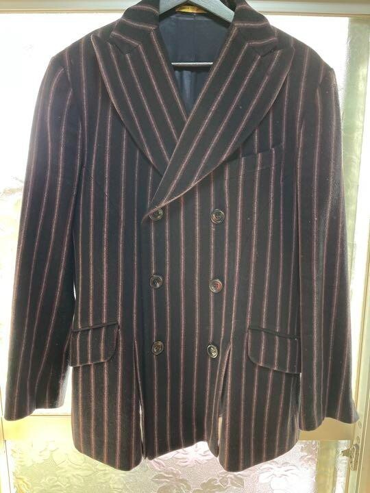 Vivienne Westwood Man Mens Striped Jacket Coat Size 50 - Gem