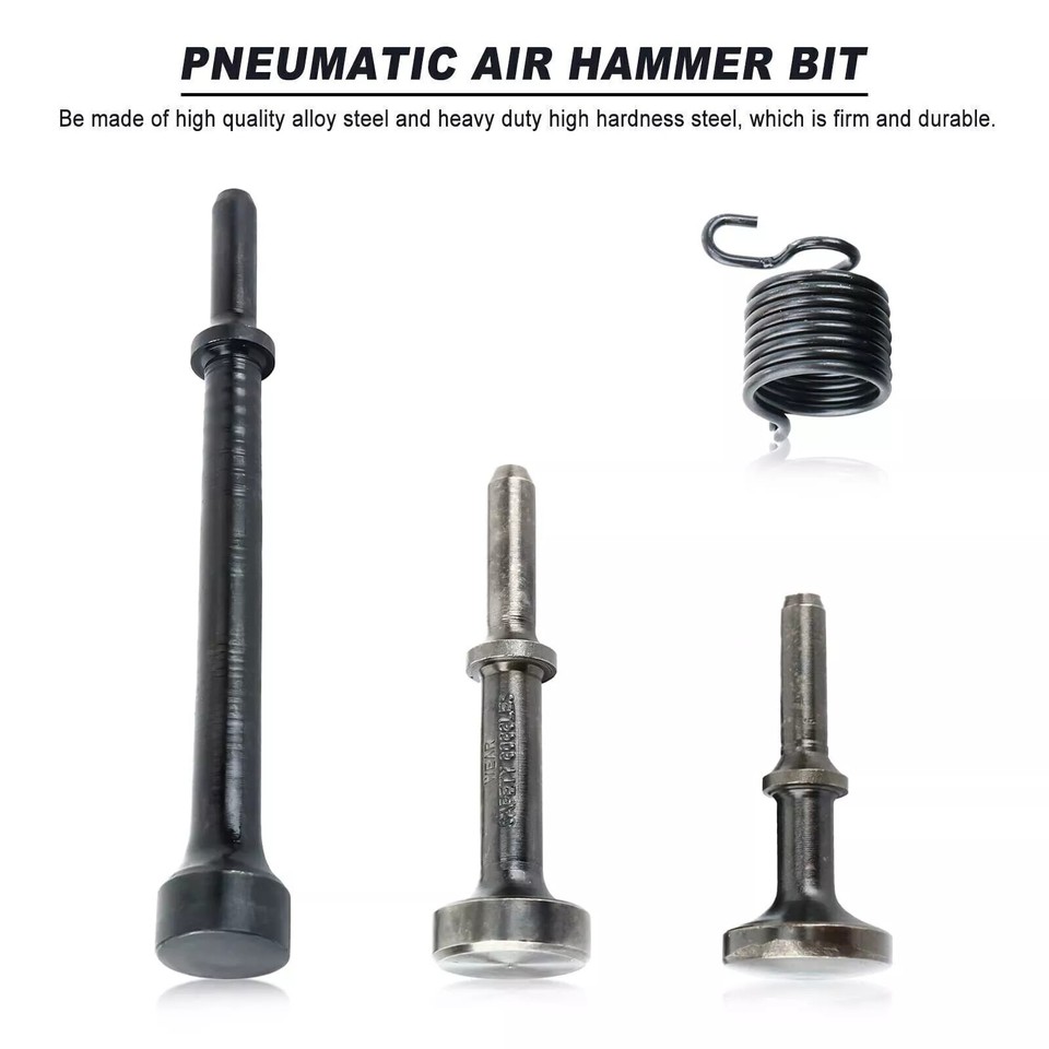 4Pack Smoothing Pneumatic Air Hammer Bits Air Chisel Bits Tool Set with ...