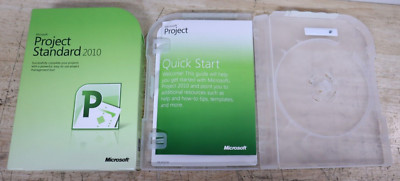 Microsoft Project 2010 Standard Retail Box With Serial Product Key *No Disc USA | eBay