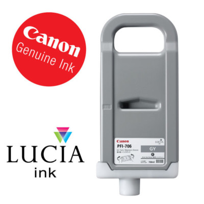 Original Ink Canon iPF8300 iPF8400 iPF9400/PFI-706GY Grey 700ml Date ...
