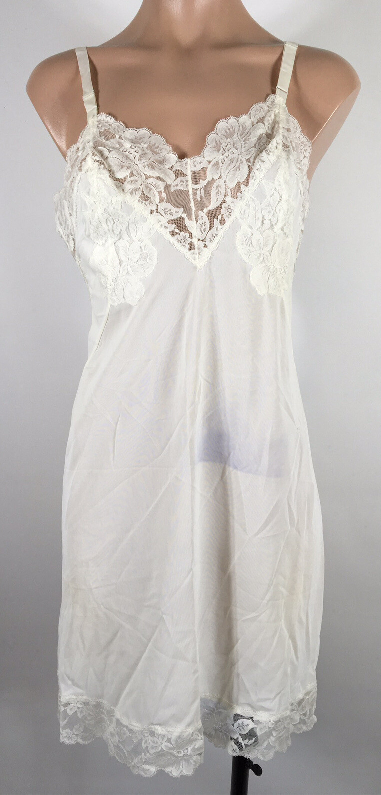 Vintage Gossard Artemis Ivory Slip Nightgown Chantill… - Gem