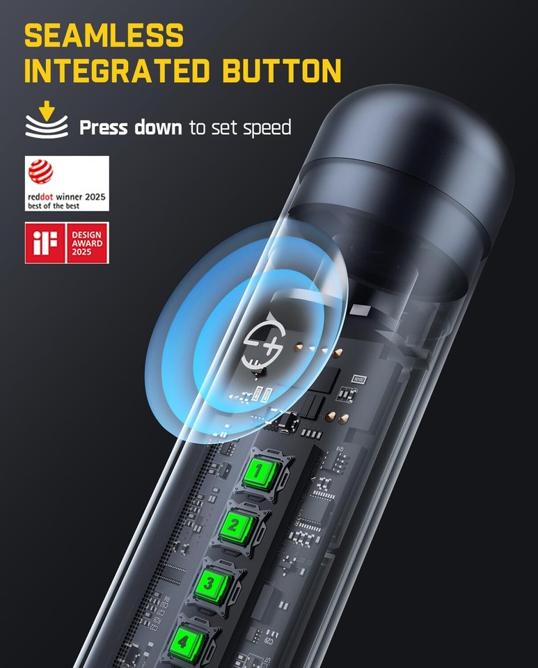 Fanttik F2 Master Mini Cordless Rotary Tool Kit 4V NeoPulse Motor 5 ...