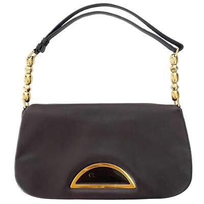 DIOR Malice Pearl Brown Leather Shoulder Bag | eBay DIOR Malice Pearl Brown Leather Shoulder Bag | eBay