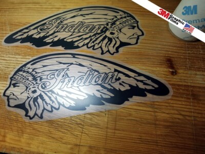 Indian fuel tank decal set X2 vinyl stickers stickers ステッ | eBay