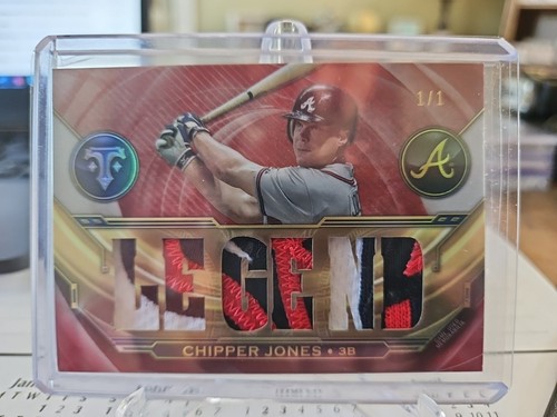 2019 Topps Triple Threads Chipper Jones Relic Card #1/1 | eBay