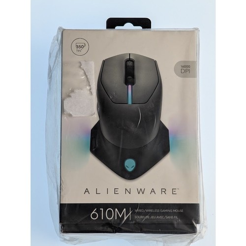 Alienware 610M Black Programmable Buttons Wired/Wireless Gaming Mouse ...