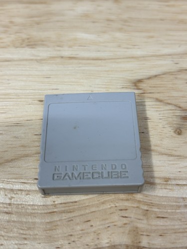 Official Nintendo Gamecube Memory Card 59 Blocks DOL-008 Genuine Grey ...