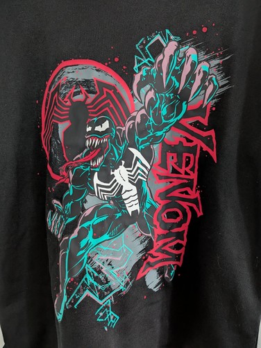 VENOM MARVEL COMICS HALF SLEEVE SIZE L HOODIE! | eBay