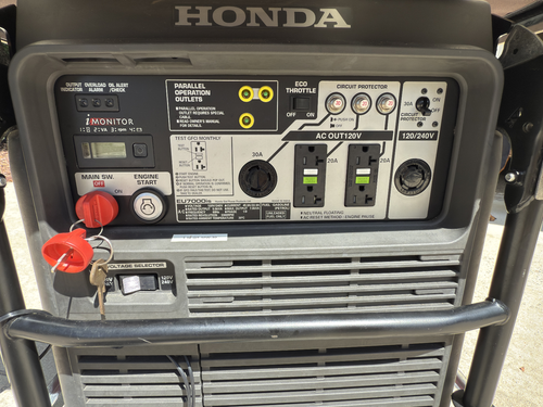 Honda EU7000is Generator **USED** Excellent Condition/Extras | eBay