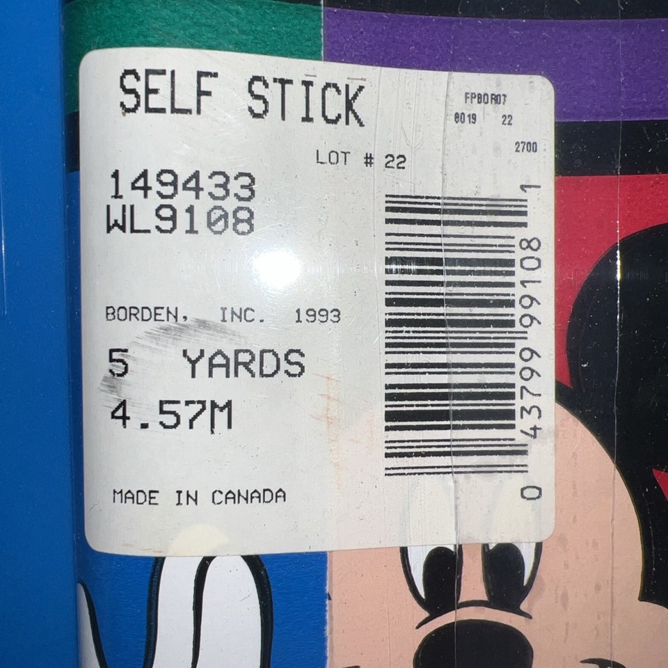 New Disney Mickey For Kids Removable Self Stick Border Wallpaper 5 ...