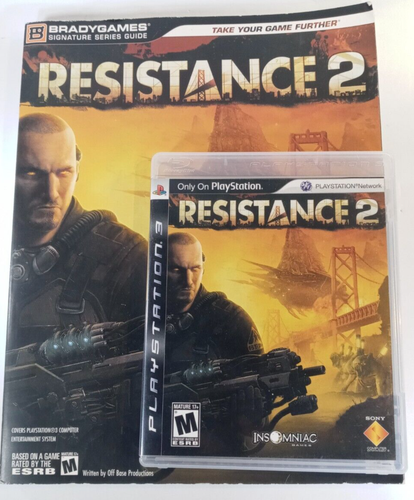 Resistance 2, 2008, PlayStation 3 PS3 - CIB With Manual & Bradygames Guide Book 711719812029 | eBay