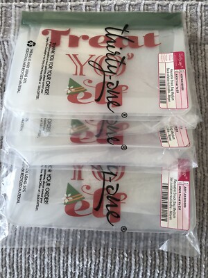 THIRTY ONE REUSABLE SNACK BAG MEDIUM LOT OF 3 TREAT YO ELF NEW | eBay