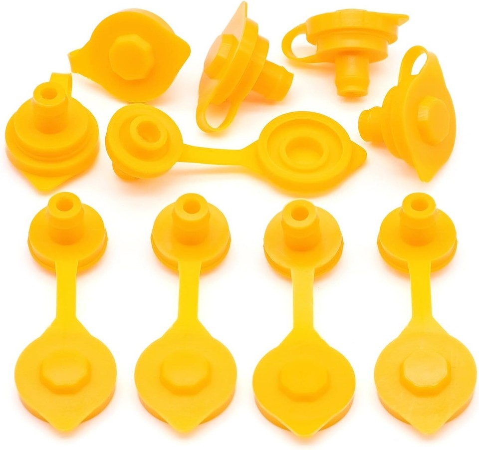 10Pcs Yellow Fuel Gas Can Jug Vent Cap Blitz Wedco Scepter Essence ...