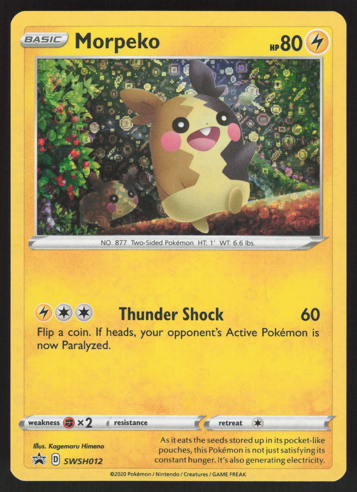 Morpeko Holo NM SWSH012 General Mills Promo Pokemon Card | eBay