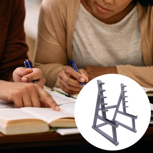 Pencil Holder Sturdy Penholder Creative Popular Barbell Pen Holder Long ...